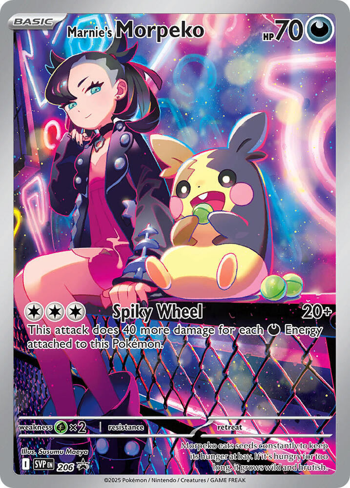 Pokemon: Marnie's Morpeko 206 - Scarlet & Violet Promos | VGMX