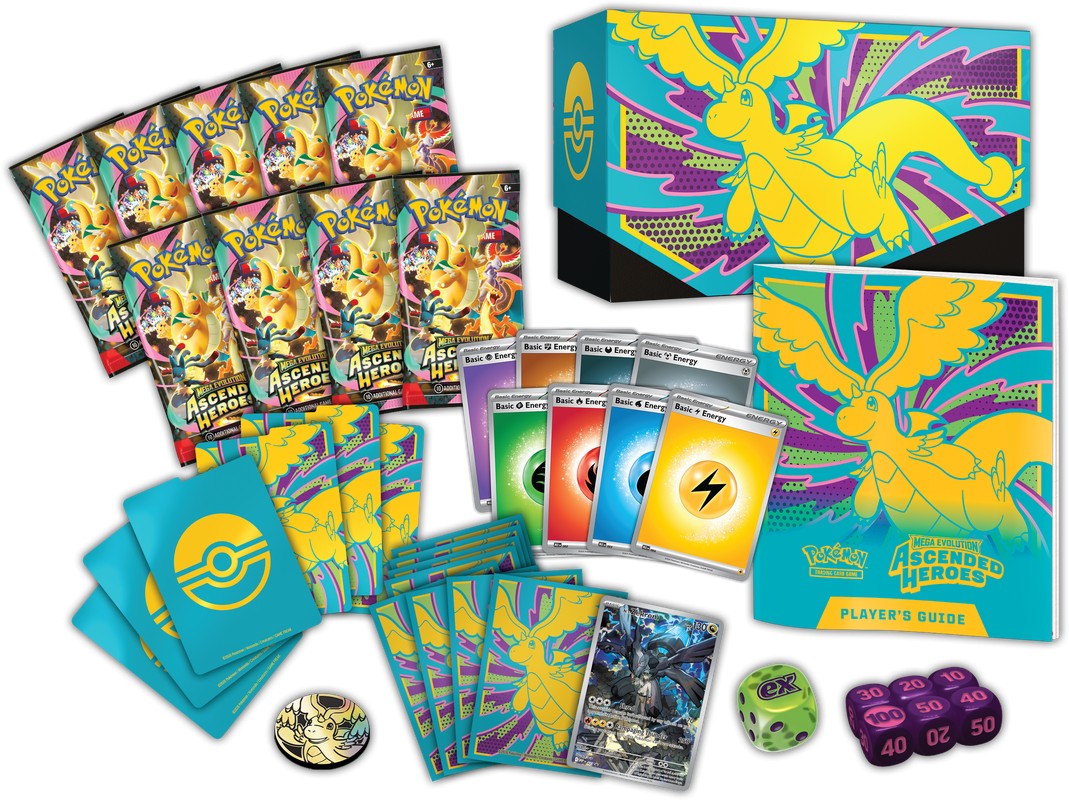 Pokémon: Ascended Heroes -Elite Trainer Box -Limit One Per Customer | VGMX