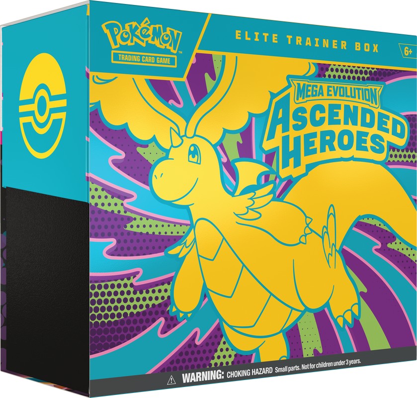 Pokémon: Ascended Heroes -Elite Trainer Box -Limit One Per Customer | VGMX
